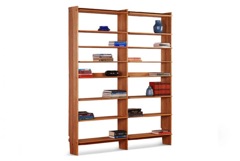 Double Bookcase With Glass Doors - Scott Jordan Furniture, Inc.